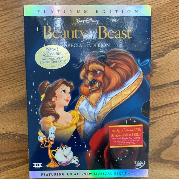 Disney | Other | Disney Beauty And The Beast Special Editionblue And ...